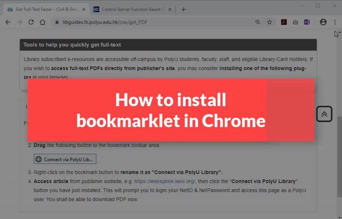 Install bookmarklet