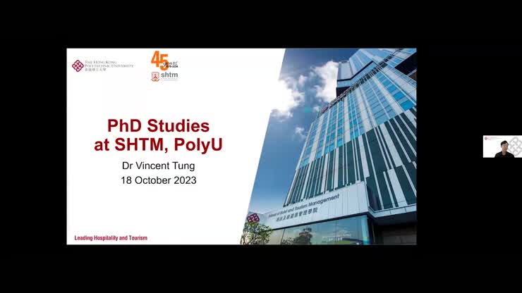 PolyU PhD Discipline-specific Admission Talks 2023 - School of Hotel ...