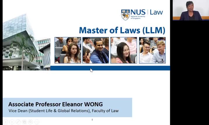 LLM Webinar Programme Overview