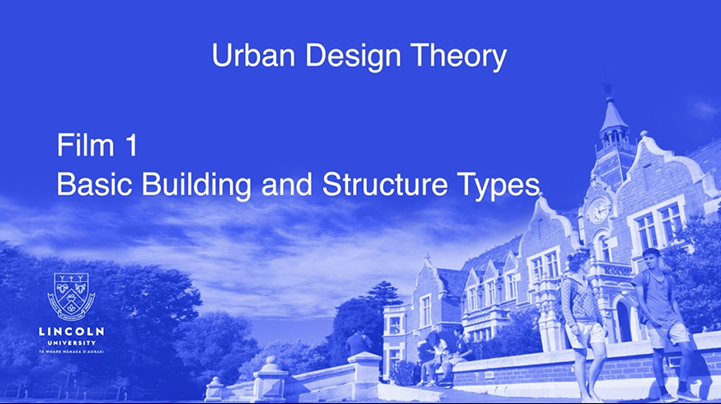 SOLA Urban Design Theory film 1: Basic Building and Structure Types