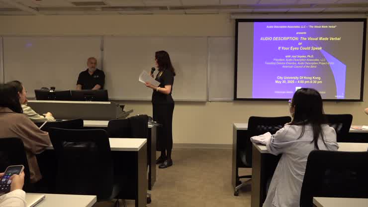 LT Research Forums: Audio Description: The Visual Made Verbal