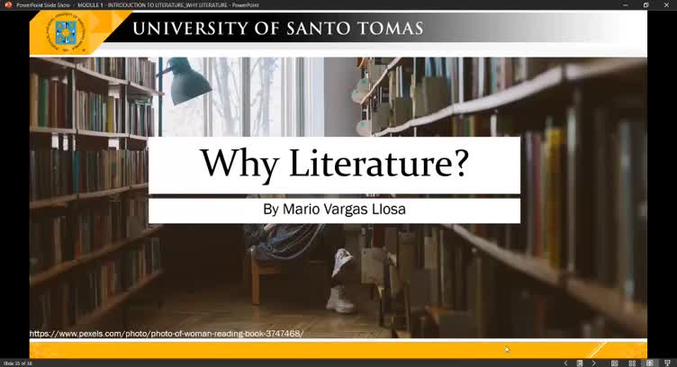 MODULE 1- WEEKS 2-3_WHY LITERATURE