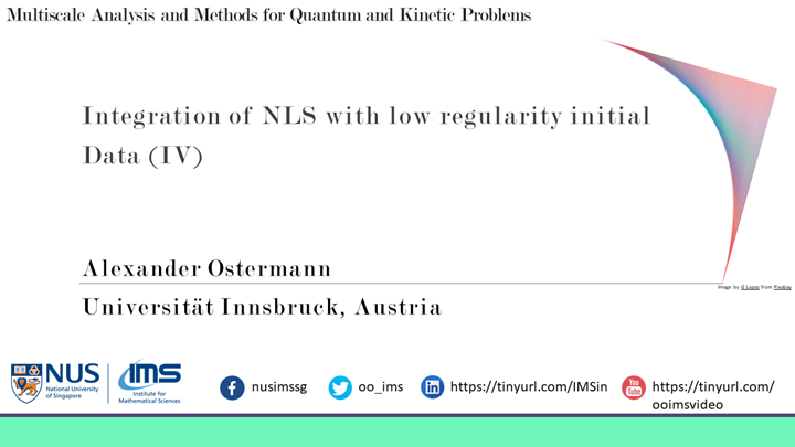 Alexander Ostermann 4 - Integration of NLS with low regularity initial data