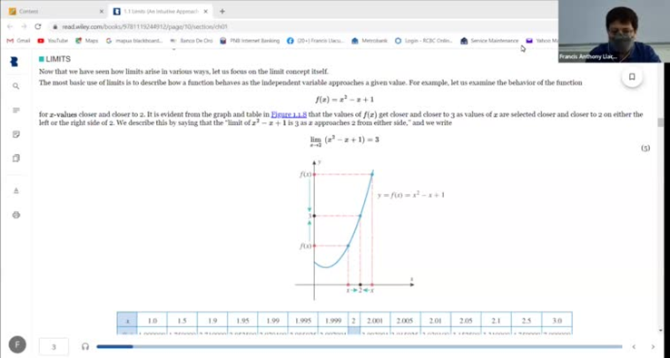 SESSION 2 - LIMIT OF A FUNCTION: TWO-SIDED AND ONE-SIDED LIMITS