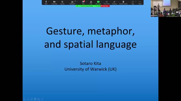 Distinguished Lectures in Humanities: Gesture, Metaphor, and Spatial ...