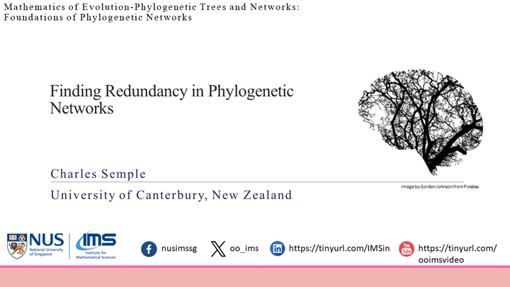 Charles Semple - Finding Redundancy in Phylogenetic Networks