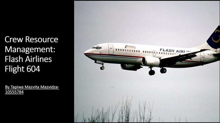 Crew Resource management video Assignment