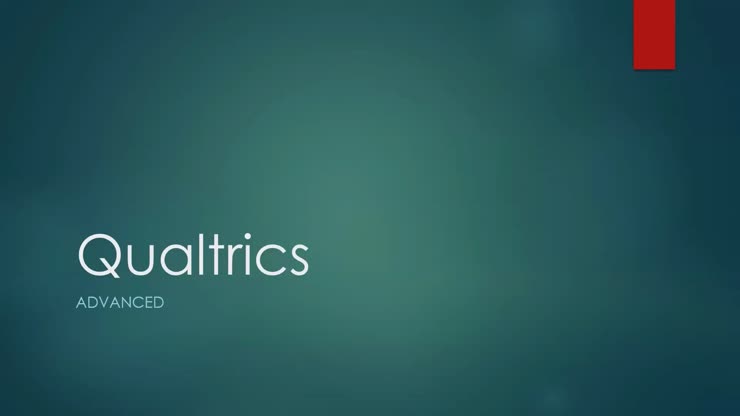 Qualtrics Advanced 2022-11-25