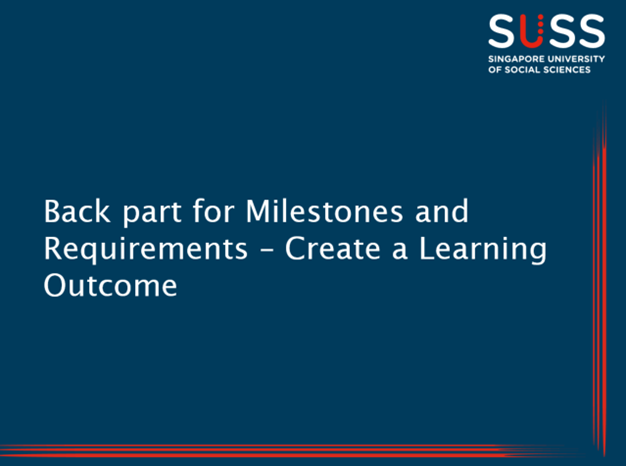 Part 2.1 - Creating a Pathway (Milestones and Requirements), Learning ...