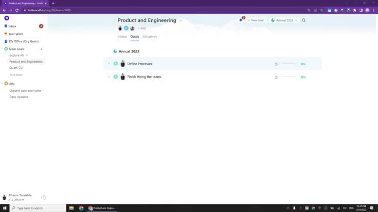 Initiative Owner Daily Rituals