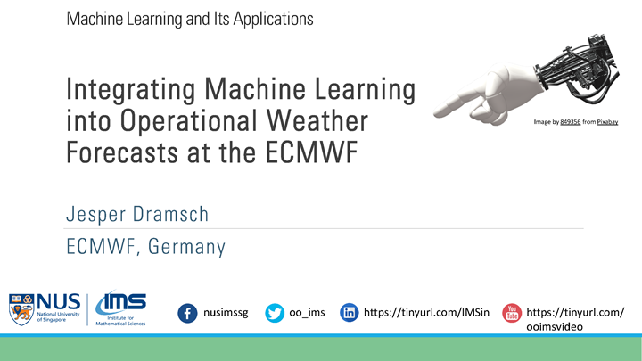 Jesper Dramsch - Integrating machine learning into operational weather forecasts at the ECMWF