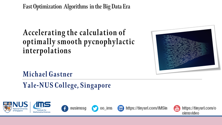Michael Gastner - Accelerating the calculation of optimally smooth ...