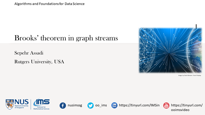 Sepehr Assadi - Brooks’ theorem in graph streams