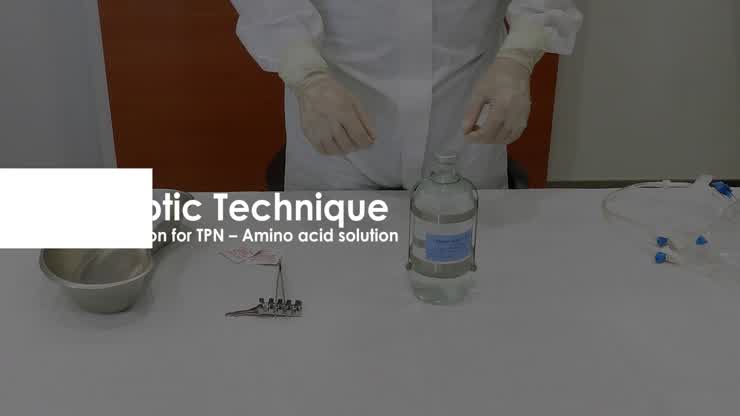 8.2. Preparation for TPN - Amino acid solution