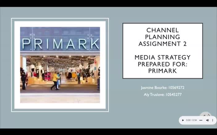 Primark Media Strategy Part 1