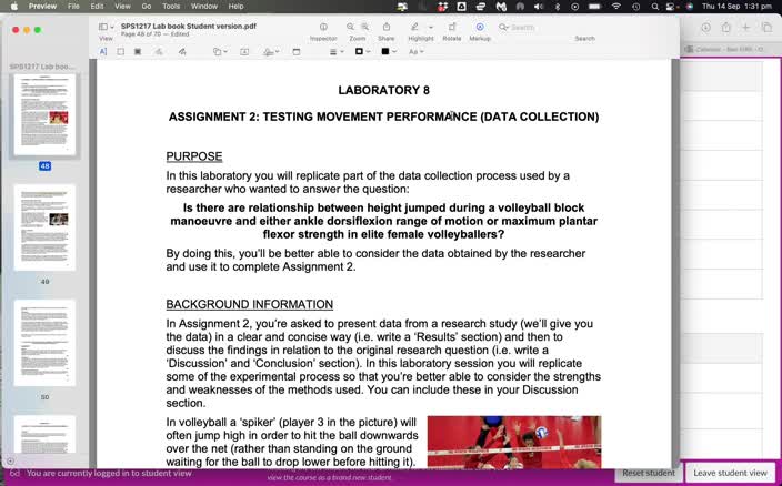 Functional Anatomy - Week 8