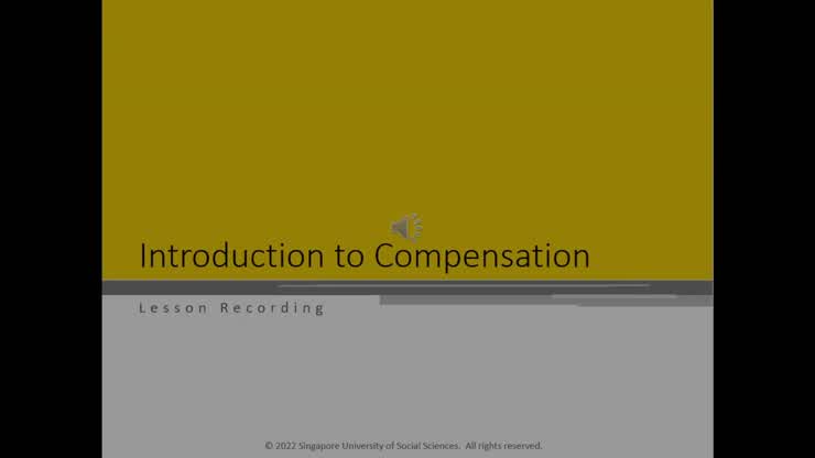 Introduction to compensation