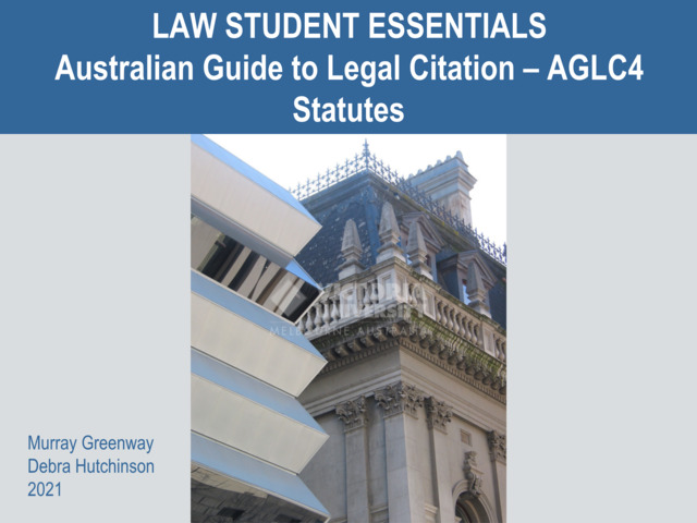 AGLC4 - Statutes - EasyRef