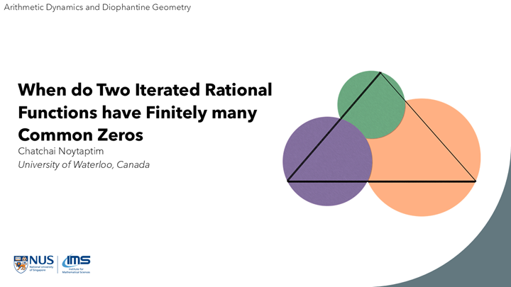 When do Two Iterated Rational Functions have Finitely many Common Zeros