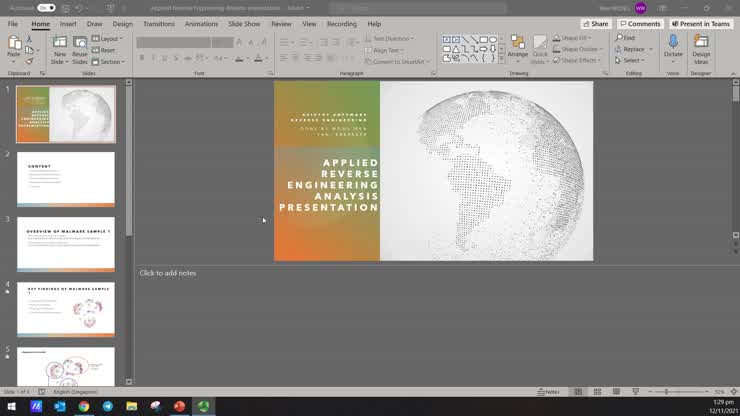 CSI2107 Software Reverse Engineering Applied Reverse Engineering Analysis presentation