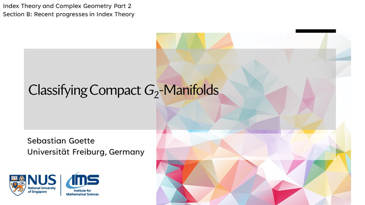 Sebastian Goette - Classifying Compact G2-Manifolds