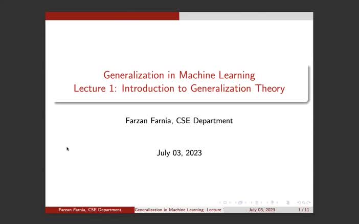 ITCSC SRP 2023 Farnia Lecture 1