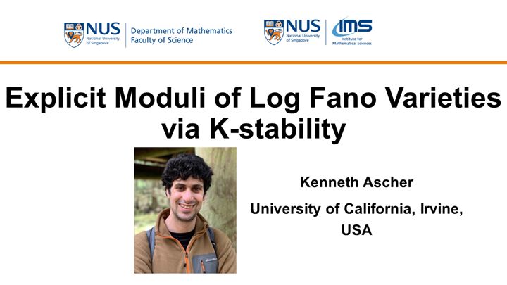 Kenneth ASCHER - Explicit Moduli of Log Fano Varieties via K-stability