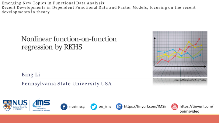Bing Li - Nonlinear function-on-function regression by RKHS