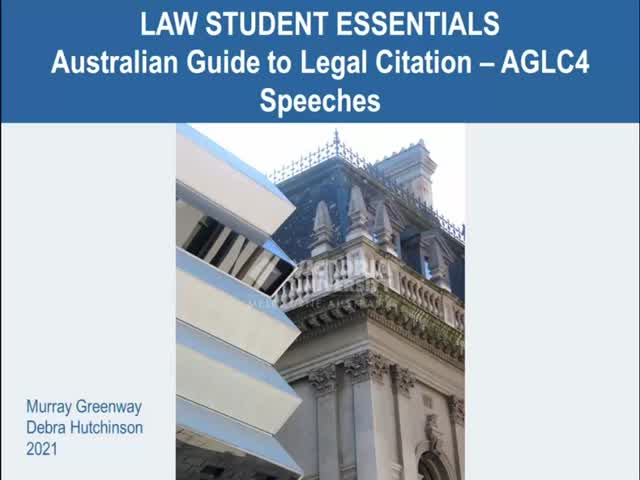 AGLC4 - Speech - Wednesday 21 July 2021