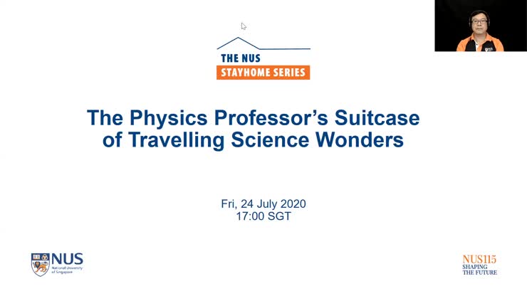The Physics Professor's Suitcase of Travelling Science Wonders (24 July)