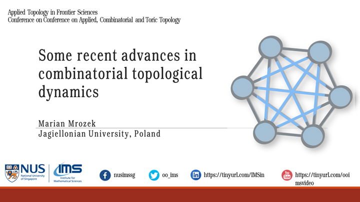 Marian Mrozek - Some recent advances in combinatorial topological dynamics