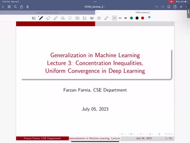 ITCSC SRP 2023 Farnia Lecture 3