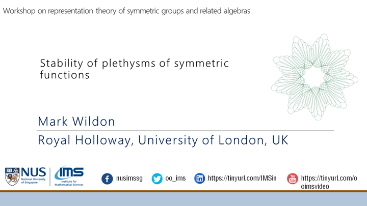 Mark Wildon - Stability of plethysms of symmetric functions