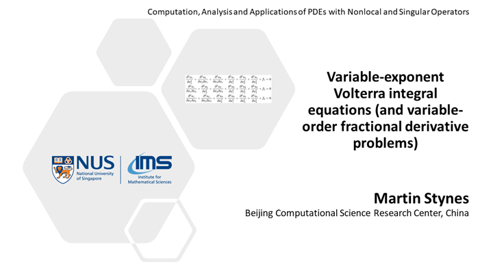 Martin Stynes - Variable-exponent Volterra integral equations (and ...