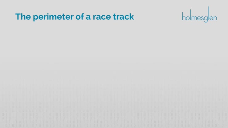 4. The perimeter of a race track