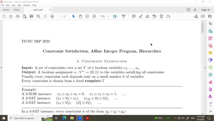 ITCSC SRP 2023 Chan Lecture 2