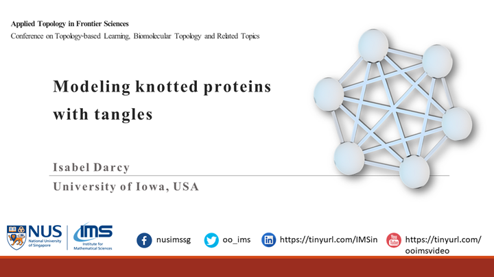 Isabel Darcy - Modeling knotted proteins with tangles