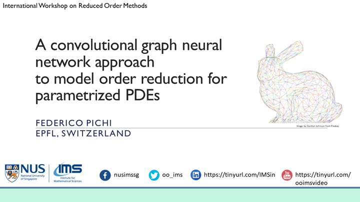 Federico Pichi - A convolutional graph neural network approach to model order reduction for ...