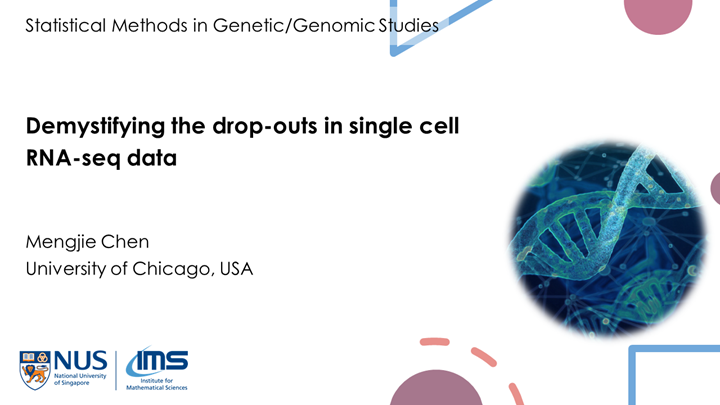 Mengjie Chen - Demystifying the drop-outs in single cell RNA-seq data