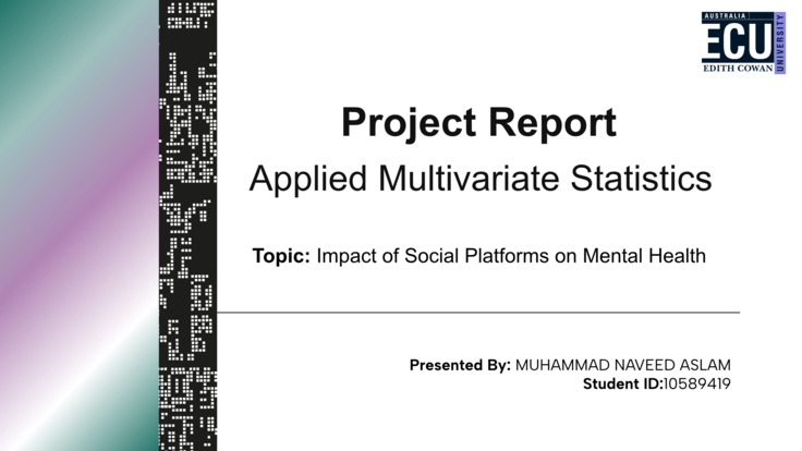 Applied Multivariate Statistics Project Report