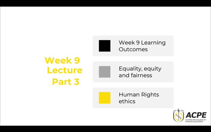 Week 9 Lecture Part 3