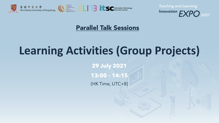 Parallel Talk Sessions - Learning Activities (Group Projects ...