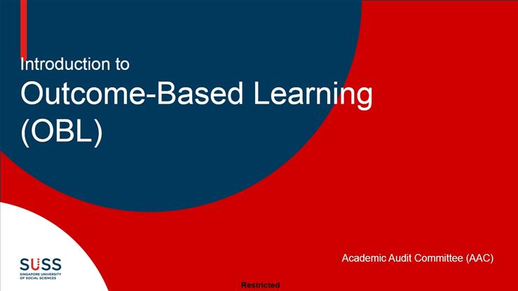 Outcome-Based Learning