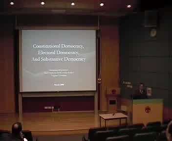 Constitutional democracy, electoral democracy and substantive democracy ...