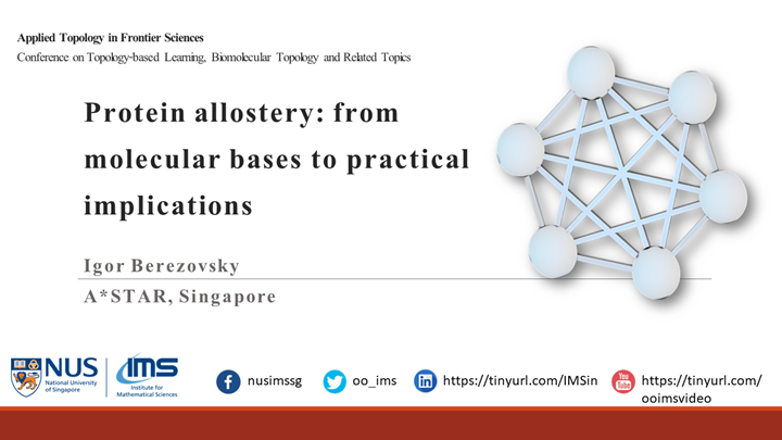 Igor Berezovsky - Protein allostery: from molecular bases to practical ...